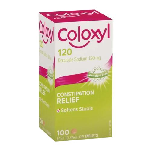 Buy Coloxyl 120mg Tablets 100 | Wizard Pharmacy