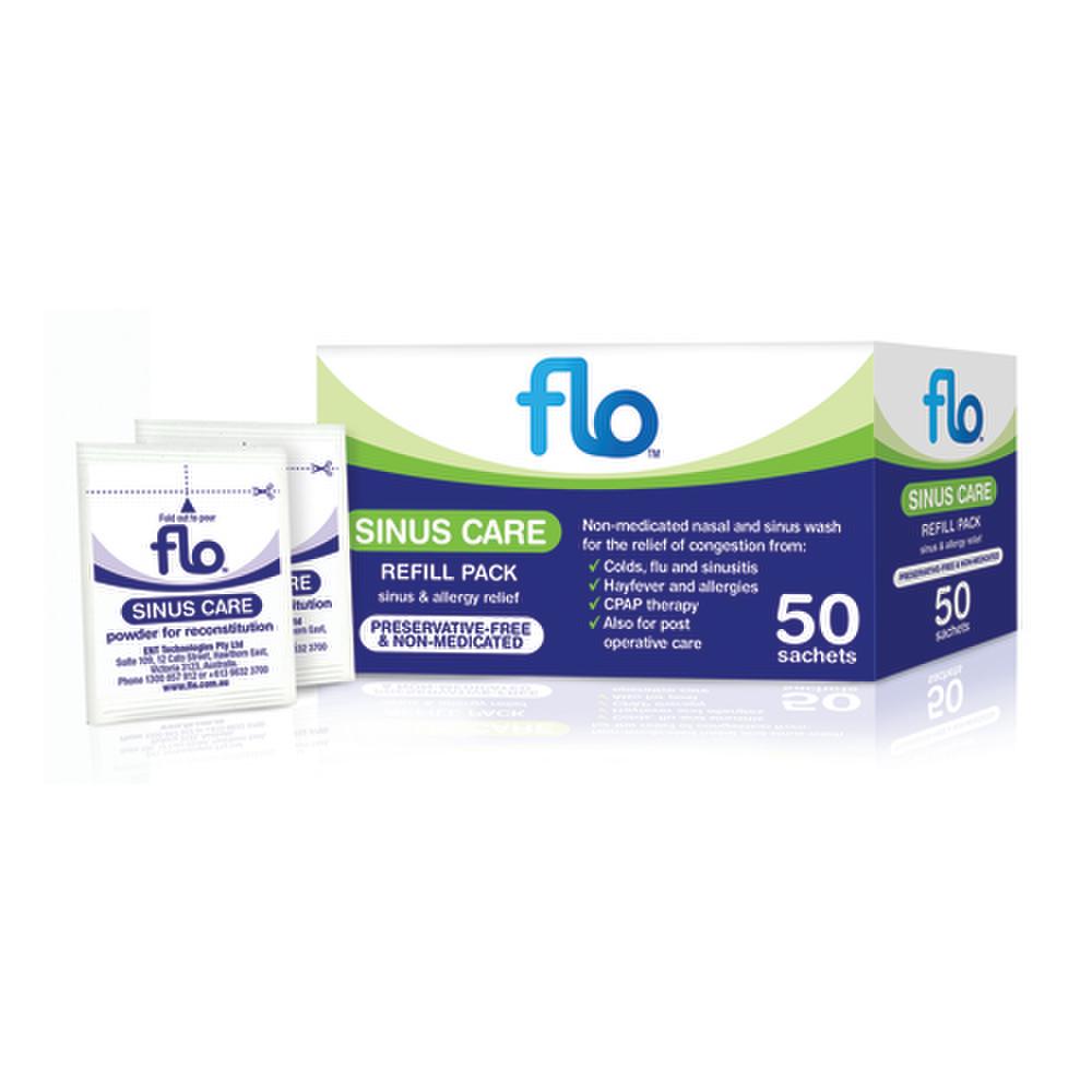 Buy Flo Sinus Care Refill Sachets 50 | Wizard Pharmacy