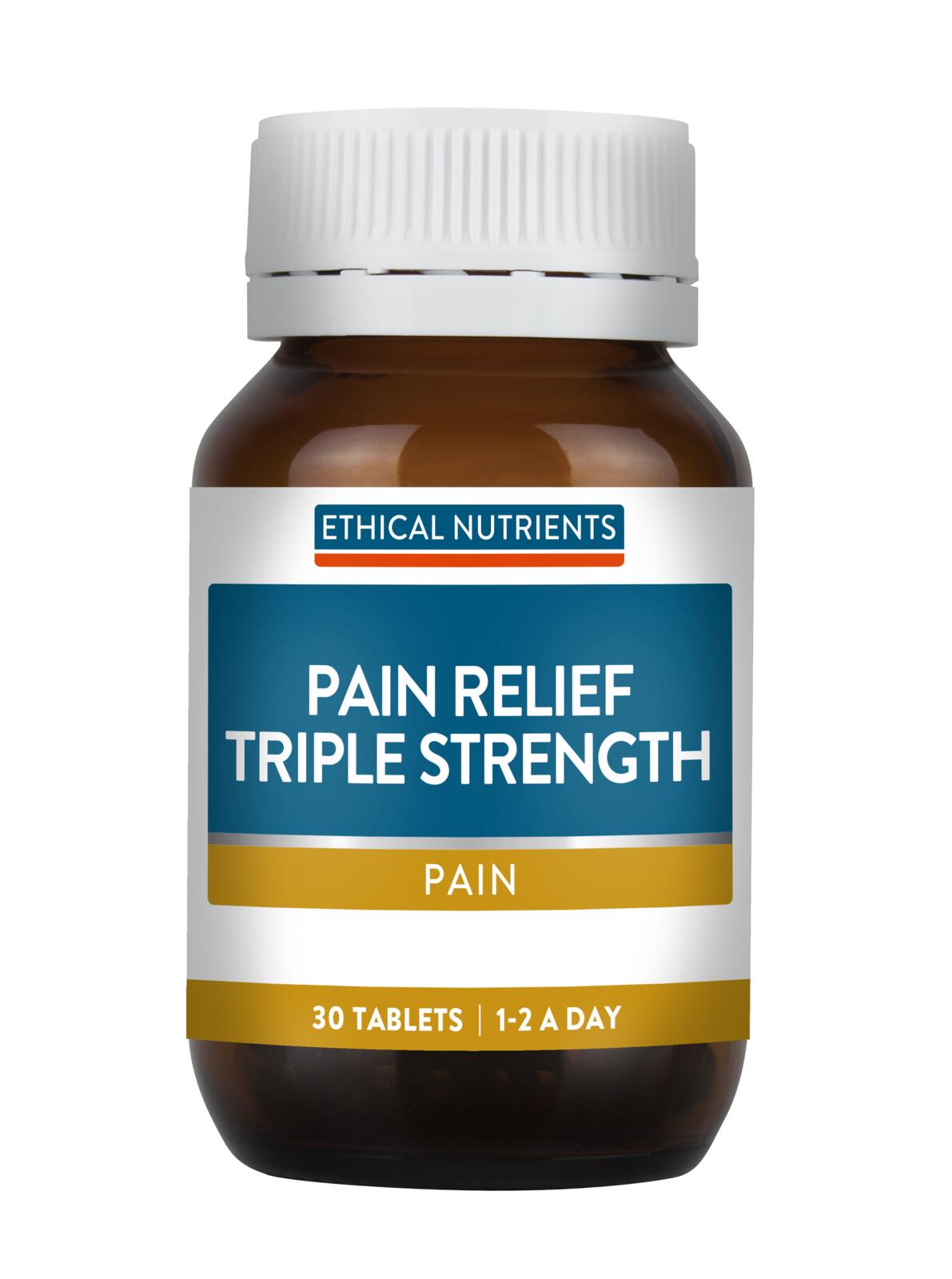 Buy Ethical Nutrients Pain Relief Triple Strength Tablets 30 | Wizard ...