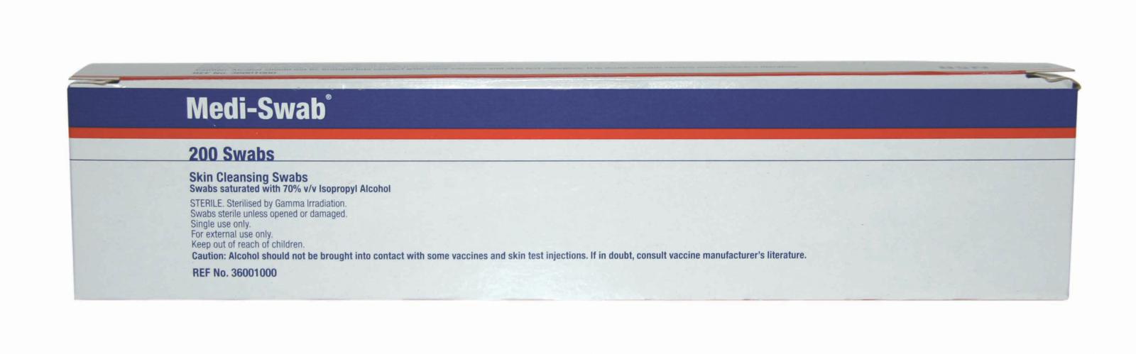 Buy Medi Swab Alcohol Pack 200 | Wizard Pharmacy