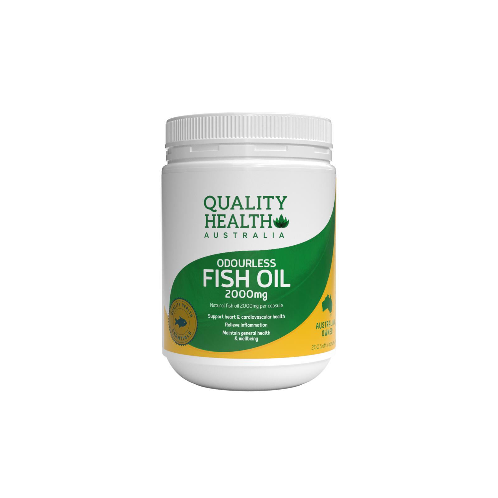 Buy Quality Health Odourless Fish Oil 2000mg Capsules 200 | Wizard Pharmacy