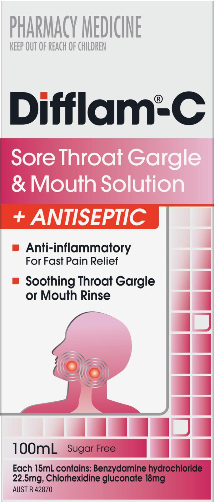 Buy Difflam C Solution 100ml | Wizard Pharmacy