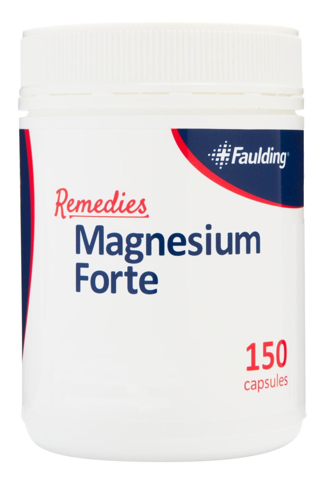 Buy Faulding Remedy Magnesium Capsules 150 | Wizard Pharmacy