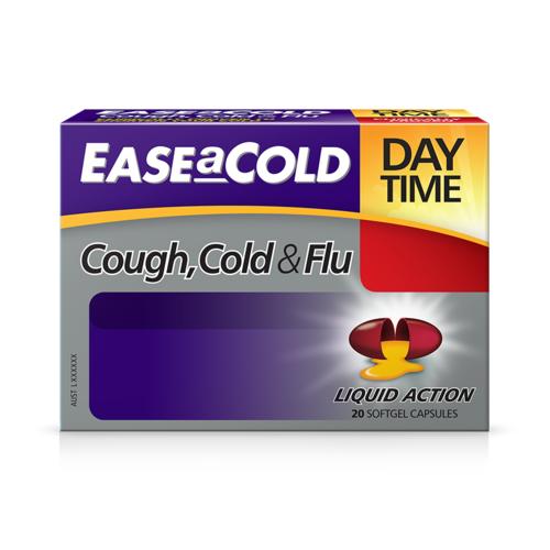 Buy Ease A Cold Acute Cold & Flu Day Night Capsules 24 | Wizard Pharmacy