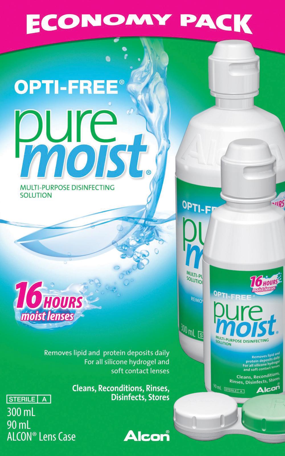 Buy Opti Free Pure Moisture Economy Pack 300ml+90ml | Wizard Pharmacy