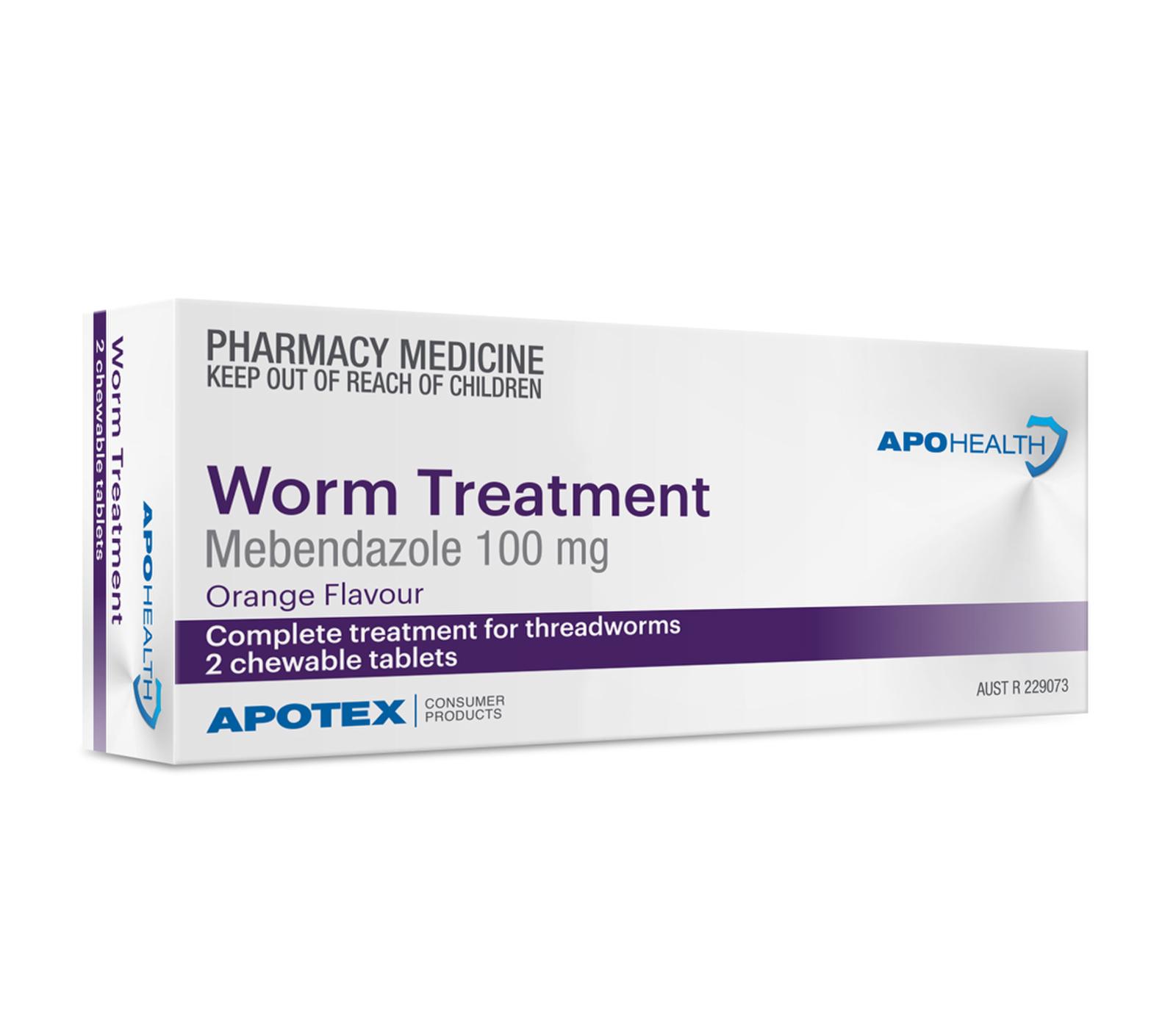 Buy APOHEALTH Worm Treatment Tablets 2 | Wizard Pharmacy