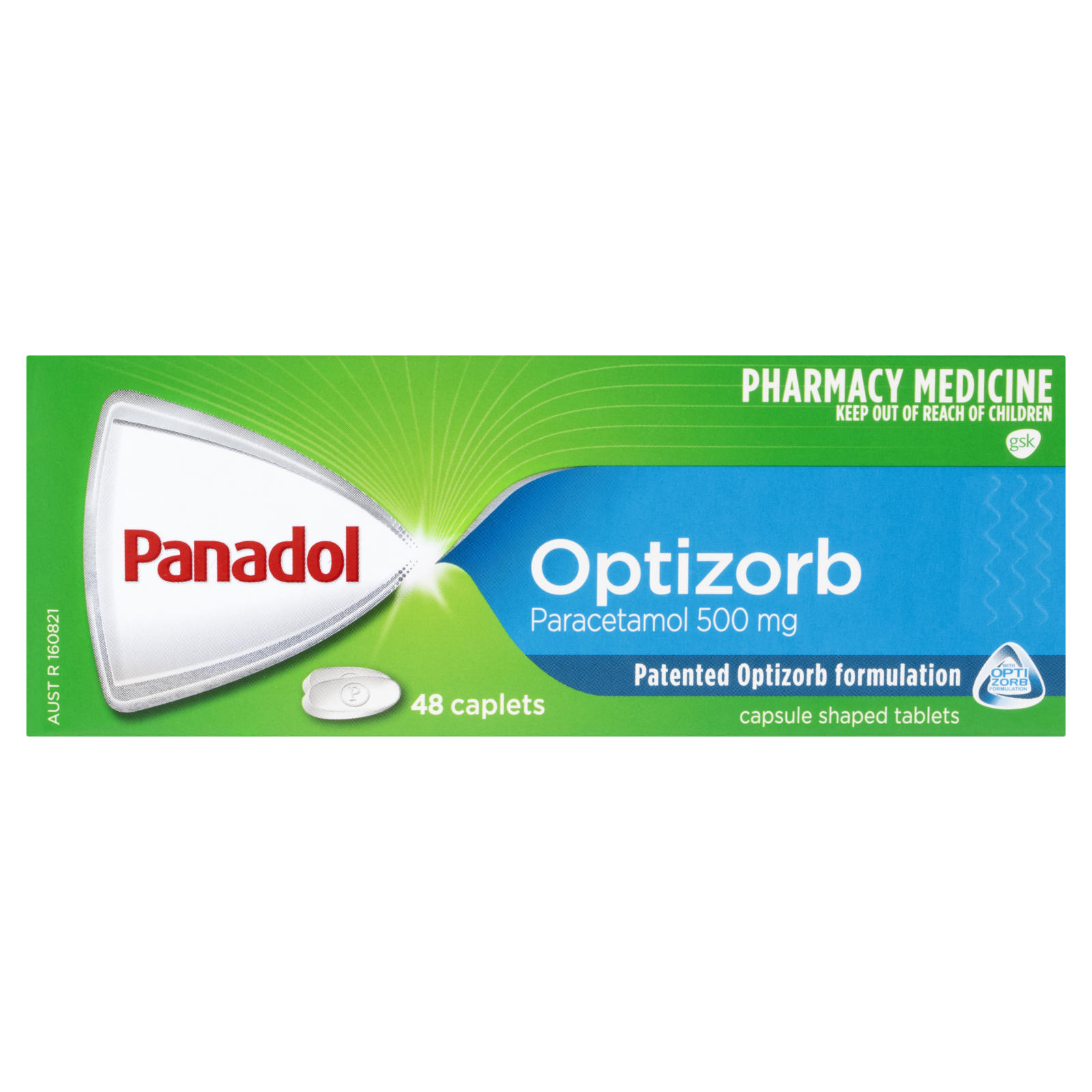 Buy Panadol Optizorb Caplets 48 | Wizard Pharmacy