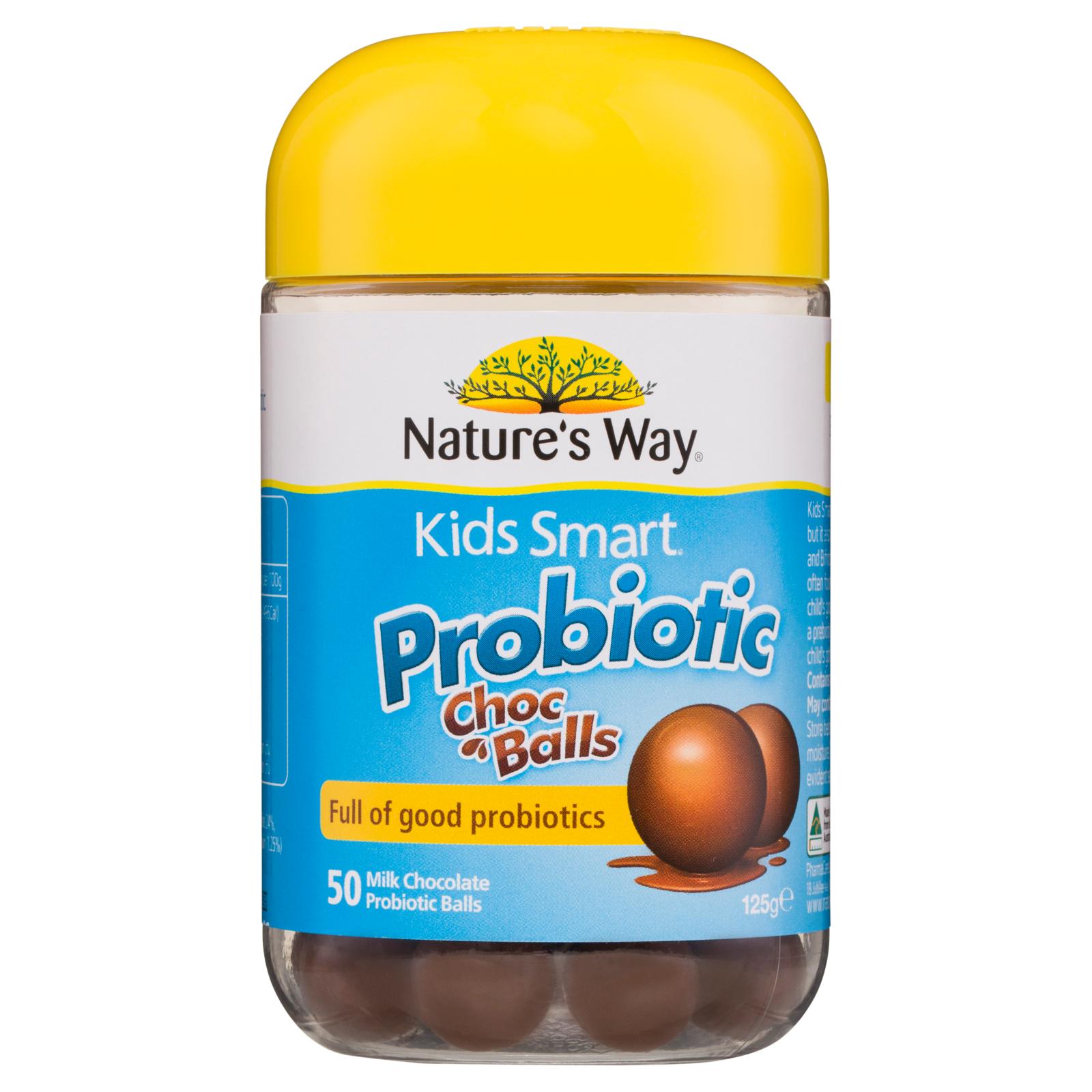 Buy Natures Way Kids Smart Probiotic Chocolate Balls Caplets 50 ...