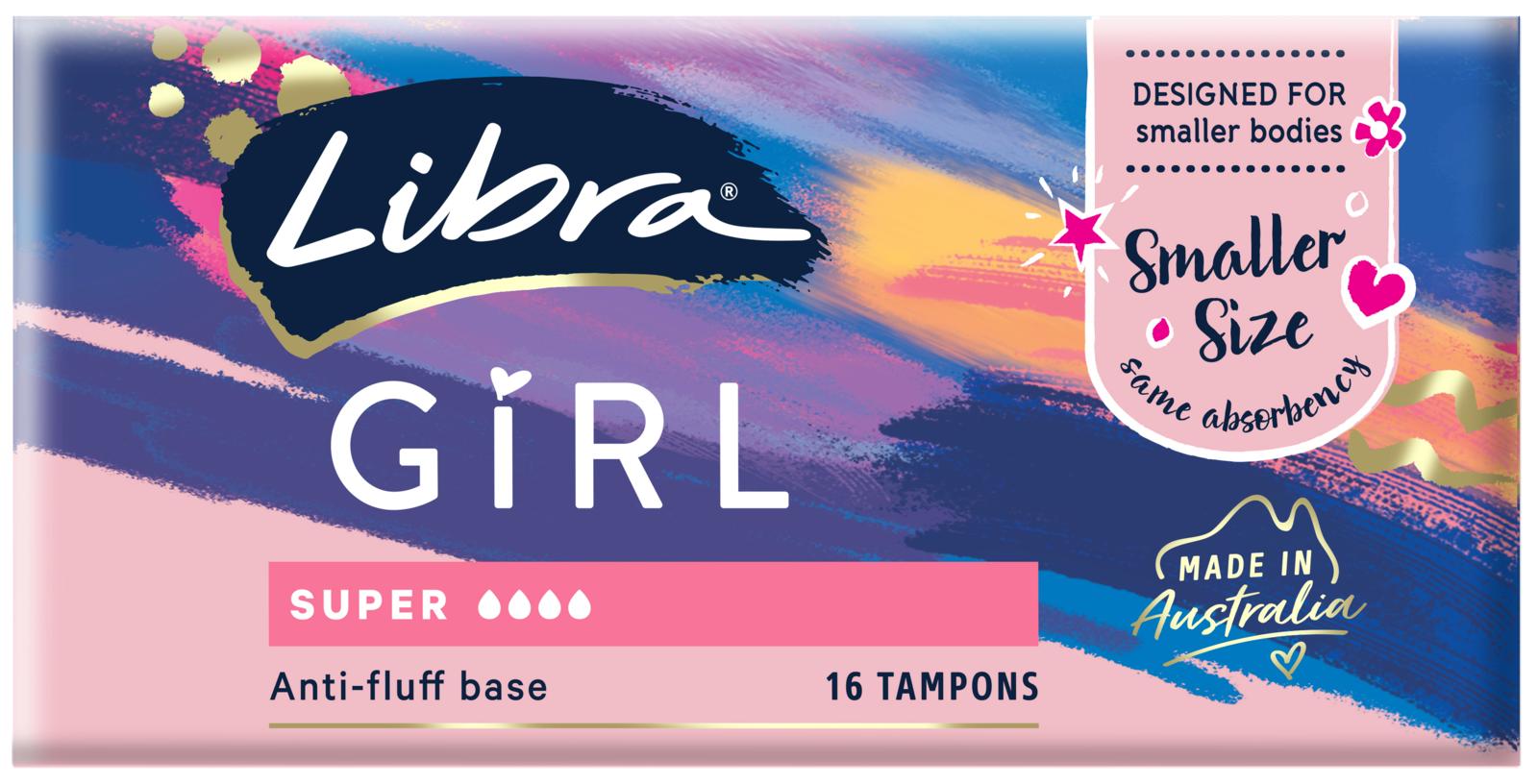 Buy Libra Girl Tampon Super Pack 16 | Wizard Pharmacy