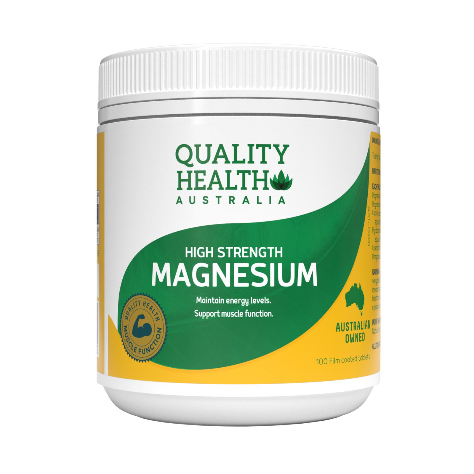 Buy Quality Health High Strength Magnesium Tablets 100 | Wizard Pharmacy
