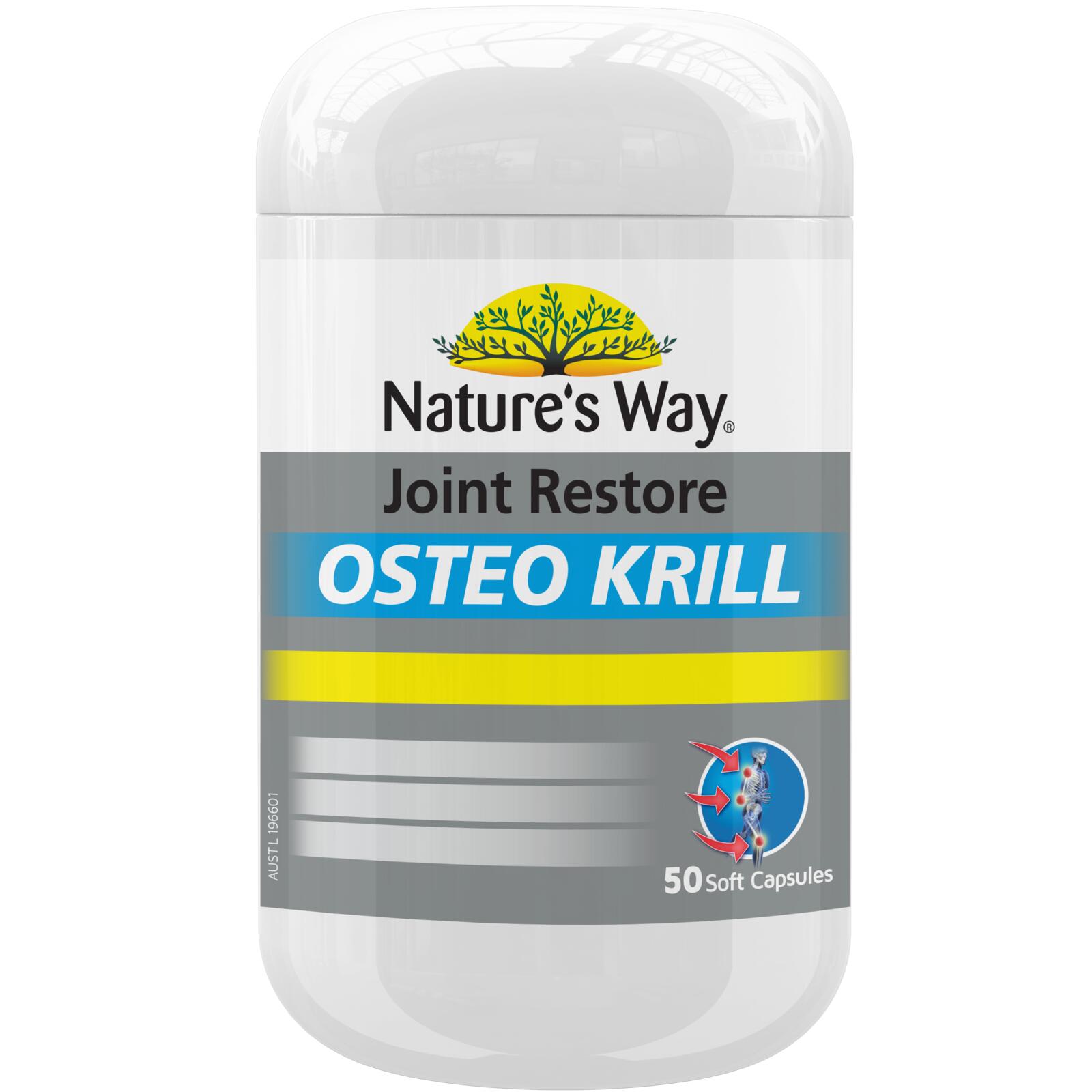 Buy Natures Way Joint Restore Osteo Krill Capsules 50 | Wizard Pharmacy