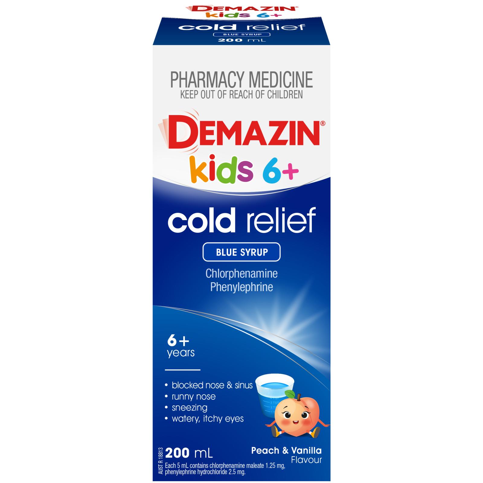 Buy Demazin Kids 6+ Syrup 200ml | Wizard Pharmacy