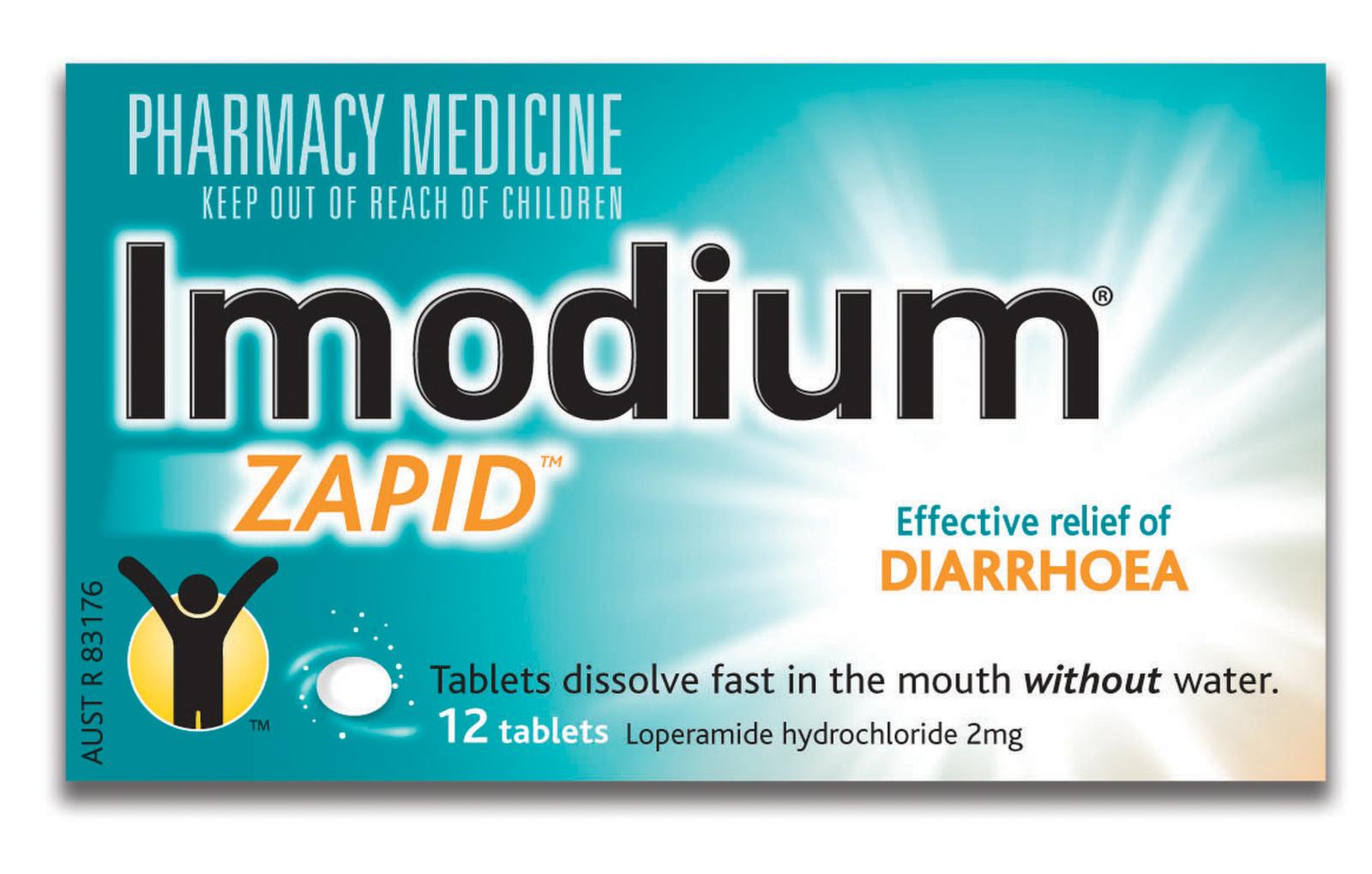 Buy Imodium Zapid 2mg Tablets 12 | Wizard Pharmacy