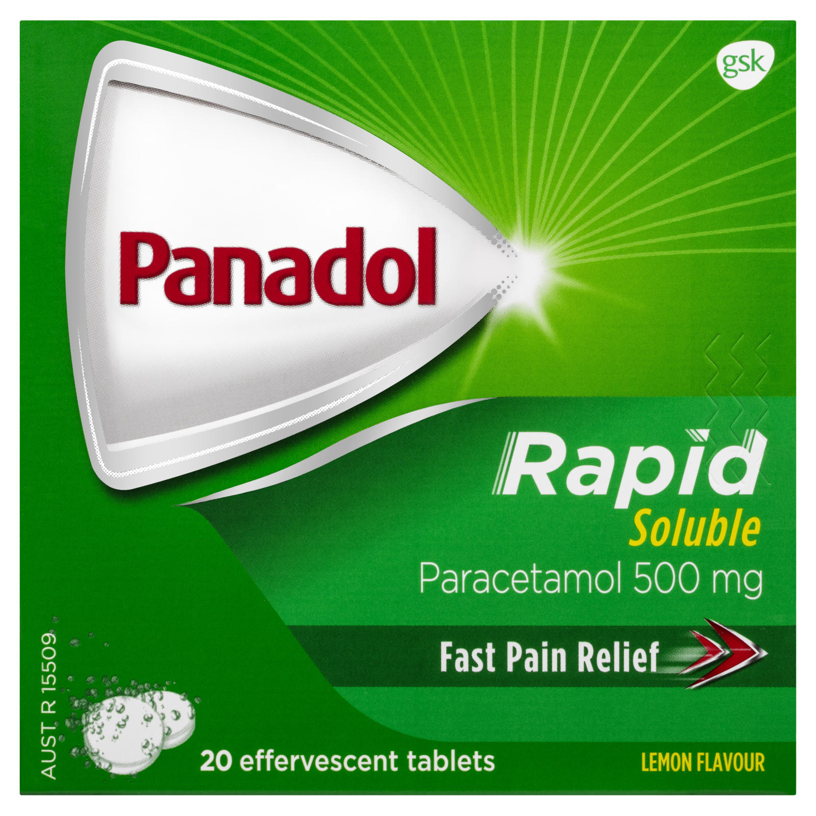 Buy Panadol Rapid Soluble Tablets 20 | Wizard Pharmacy