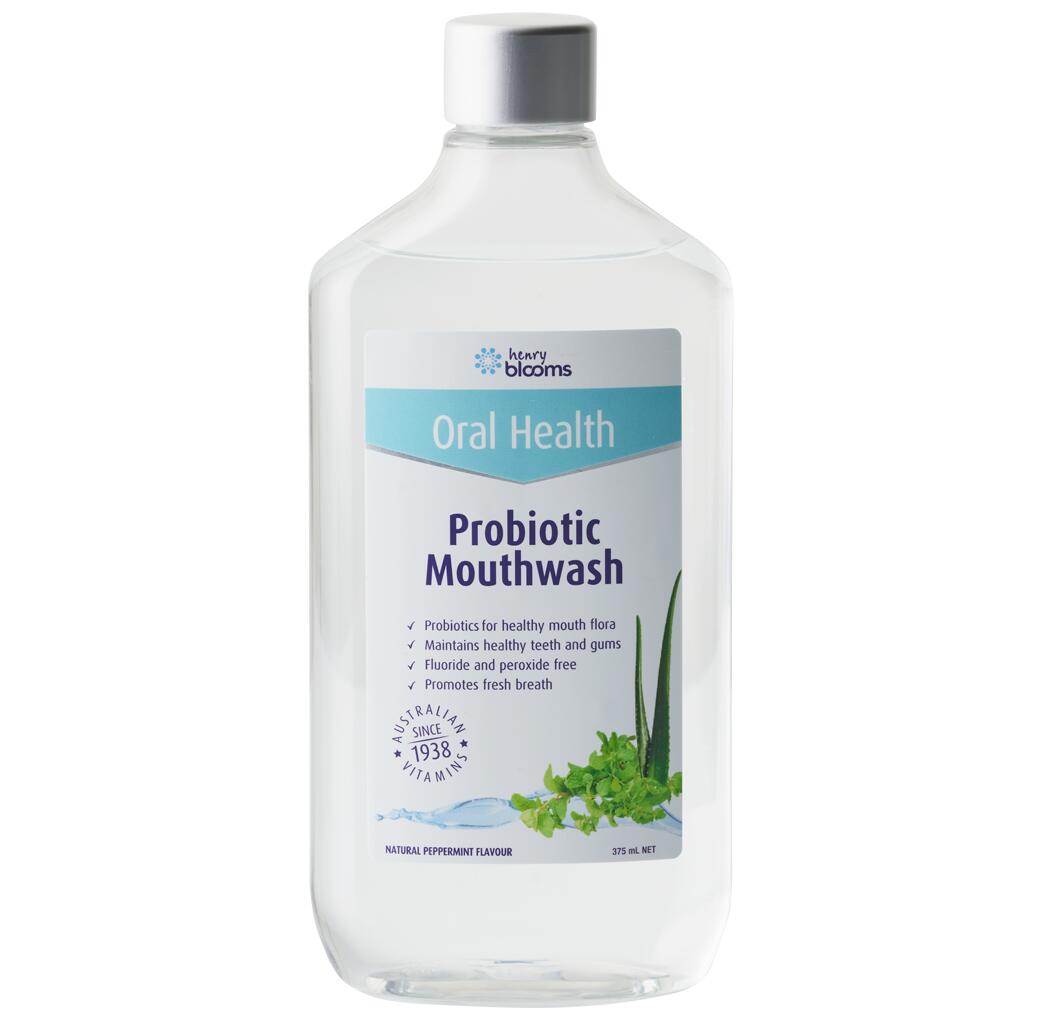 Buy Henry Blooms Probiotic Mouth Wash 375ml | Wizard Pharmacy