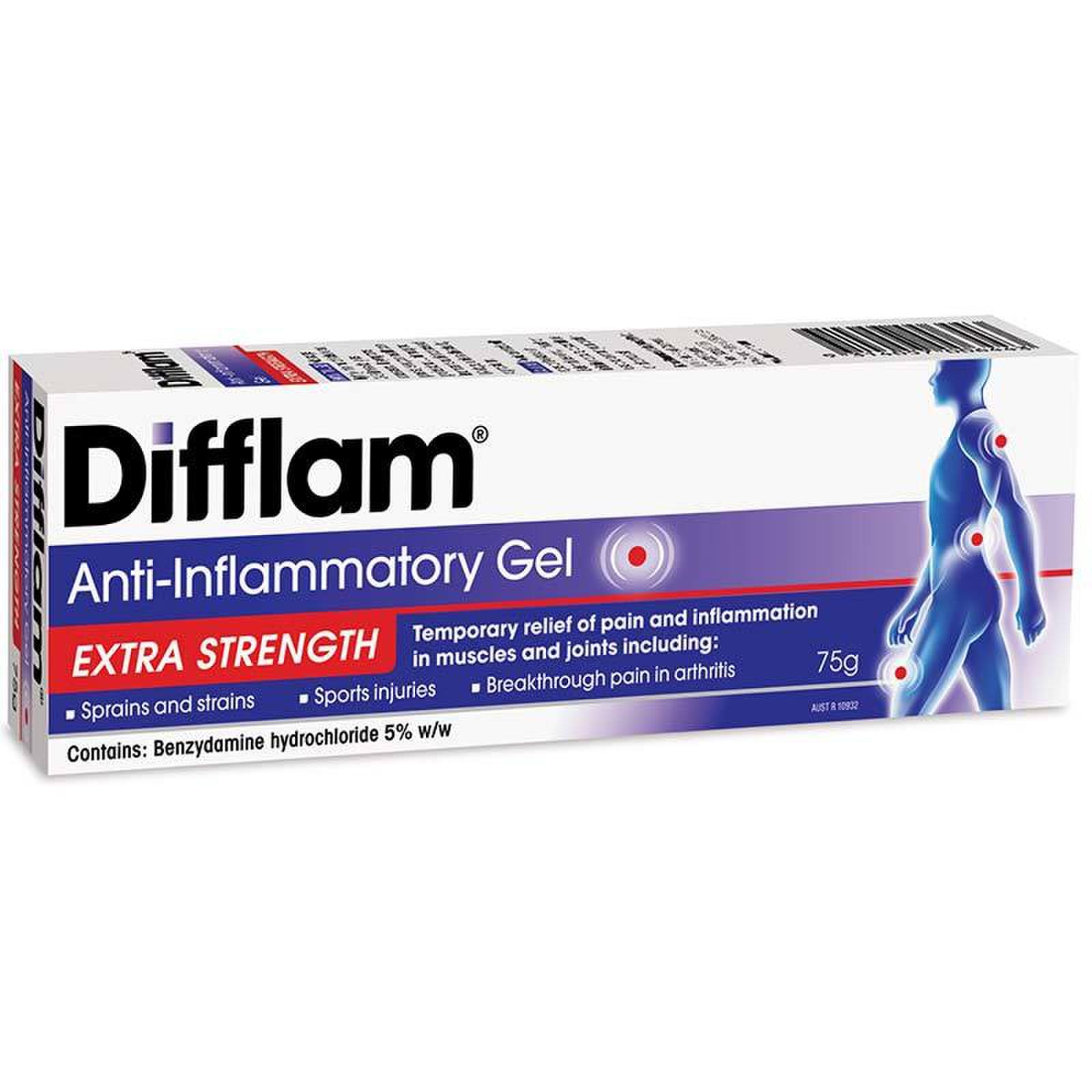 Buy Difflam Extra Strength 5% Gel 75g | Wizard Pharmacy