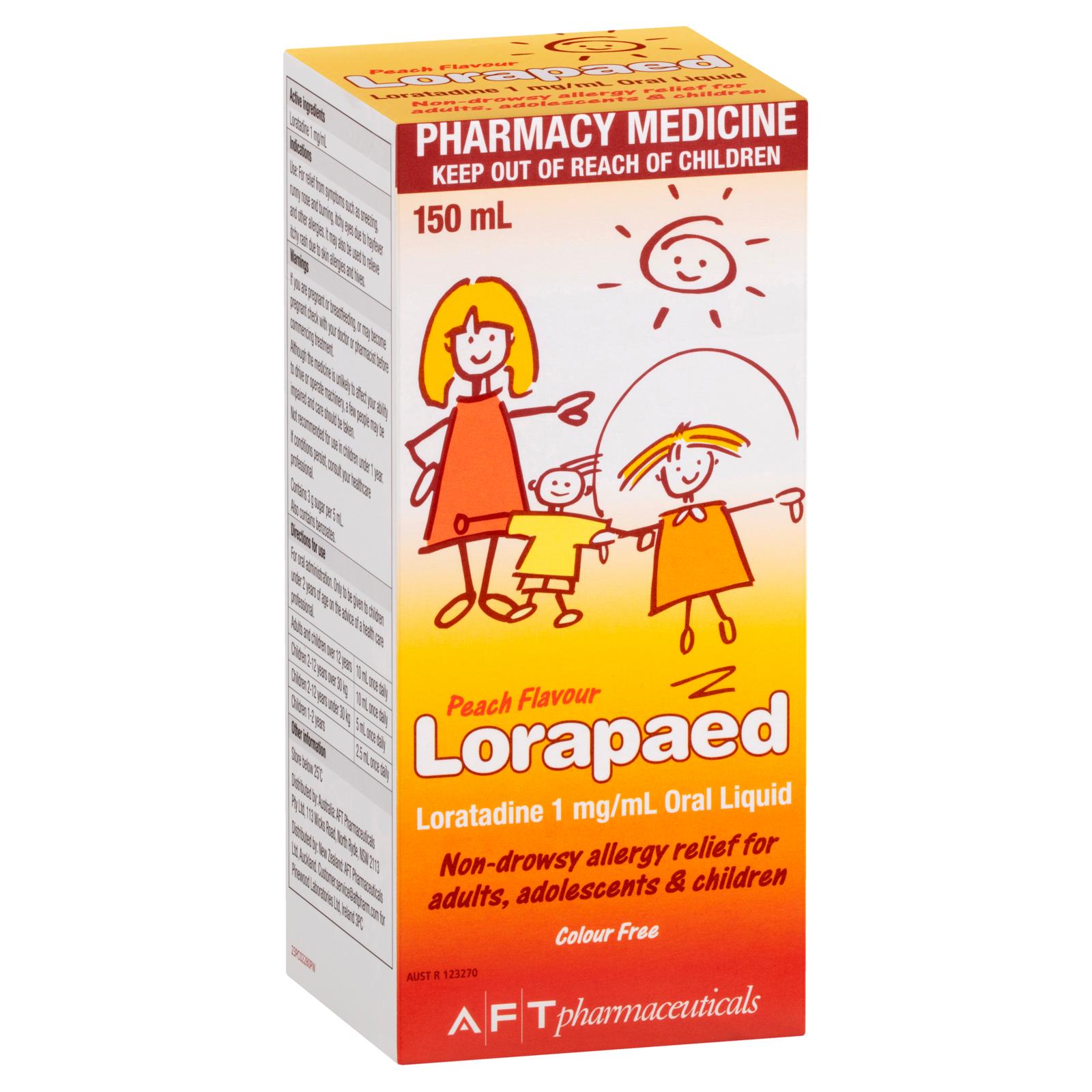 Buy Lorapead Syrup 150ml | Wizard Pharmacy