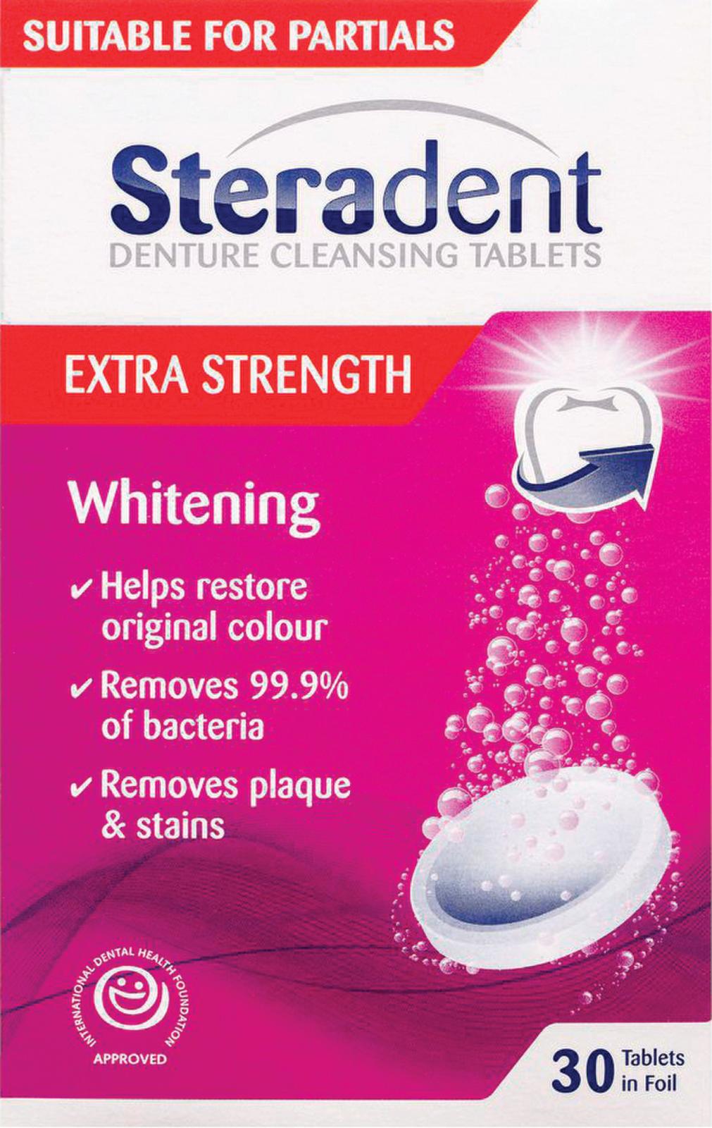 Buy Steradent Extra Strength Tablets 30 | Wizard Pharmacy