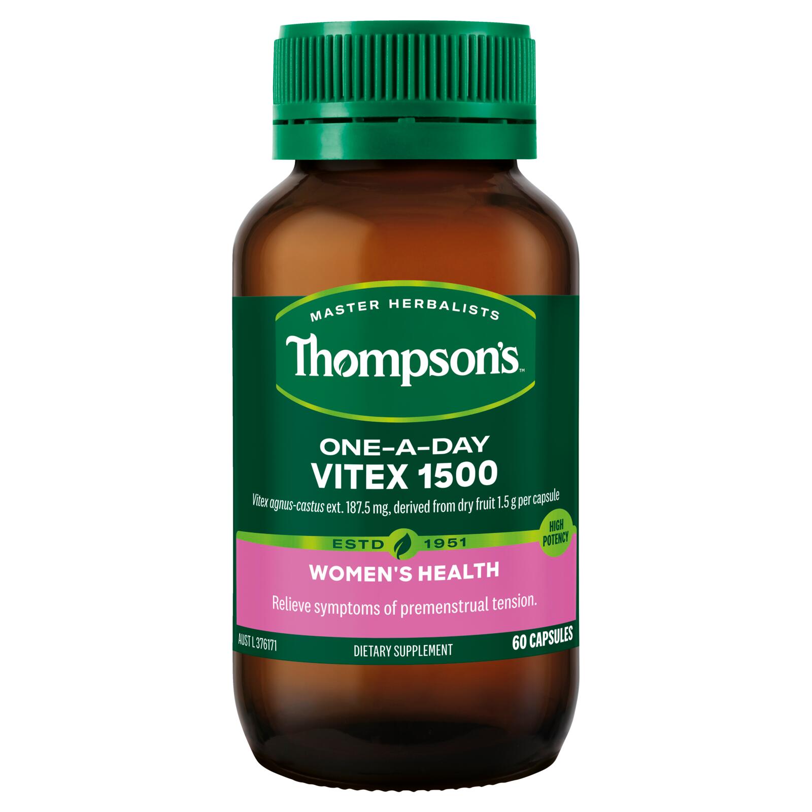 Buy Thompsons One A Day Vitex 1500mg Capsules 60 | Wizard Pharmacy