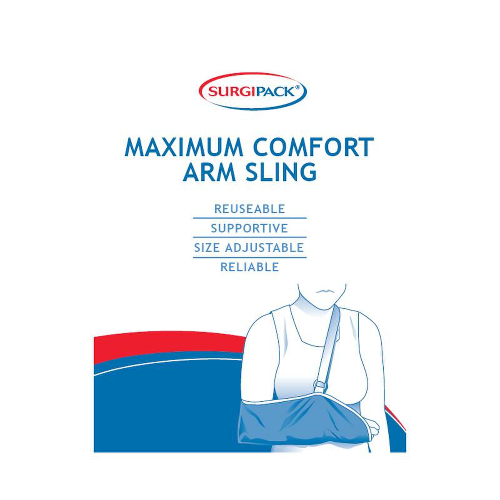 Buy Surgi Pack Arm Sling Max Comfort Reg 1645 | Wizard Pharmacy