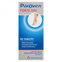 Buy Paroven Forte 500mg Tablets 60 | Wizard Pharmacy