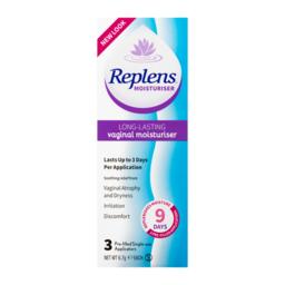 Replens Vaginal Moisturiser Prefilled Applicators Pack 3 | Chemist ...