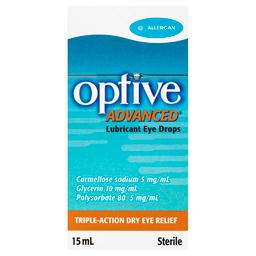 Buy Optive Advance Eye Drops 15ml | Wizard Pharmacy