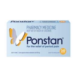 Ponstan 250MG Capsules 20 | Chemist Perth - Wizard Discount Pharmacy ...